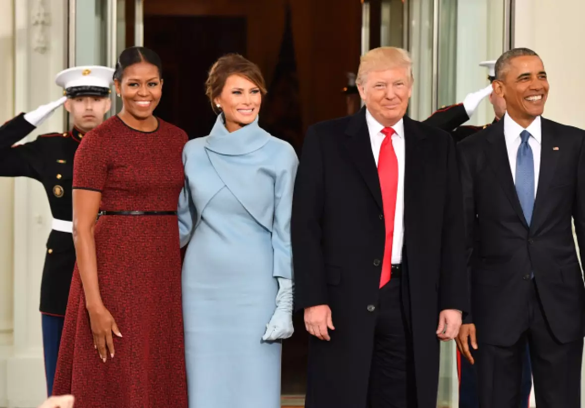 michelle obama melania trump getty images