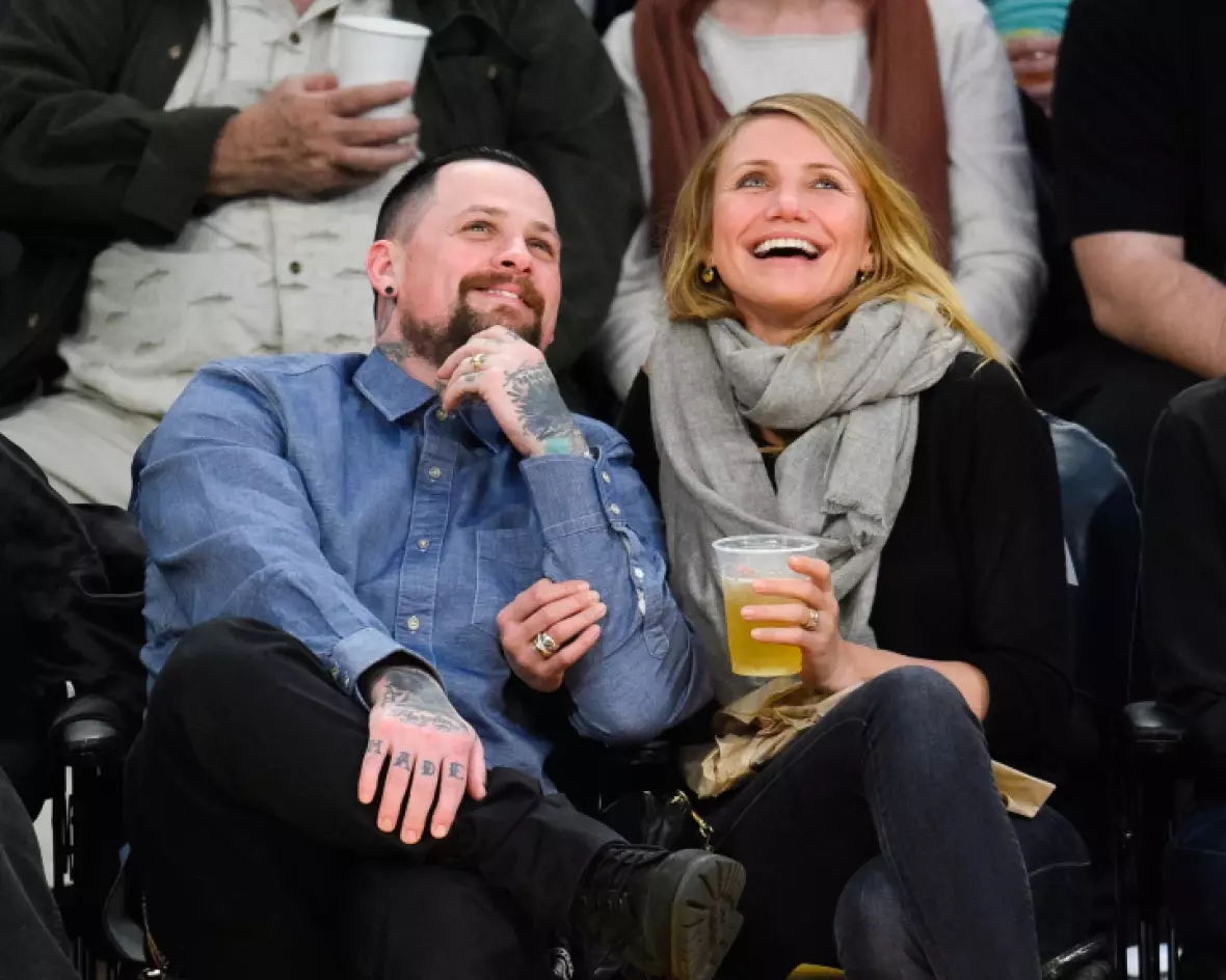 Cameron diaz benji madden getty images