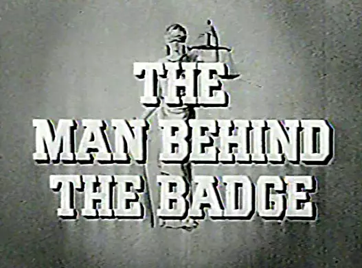 1950er-Televisioun-de-Mann-hannert der Badge