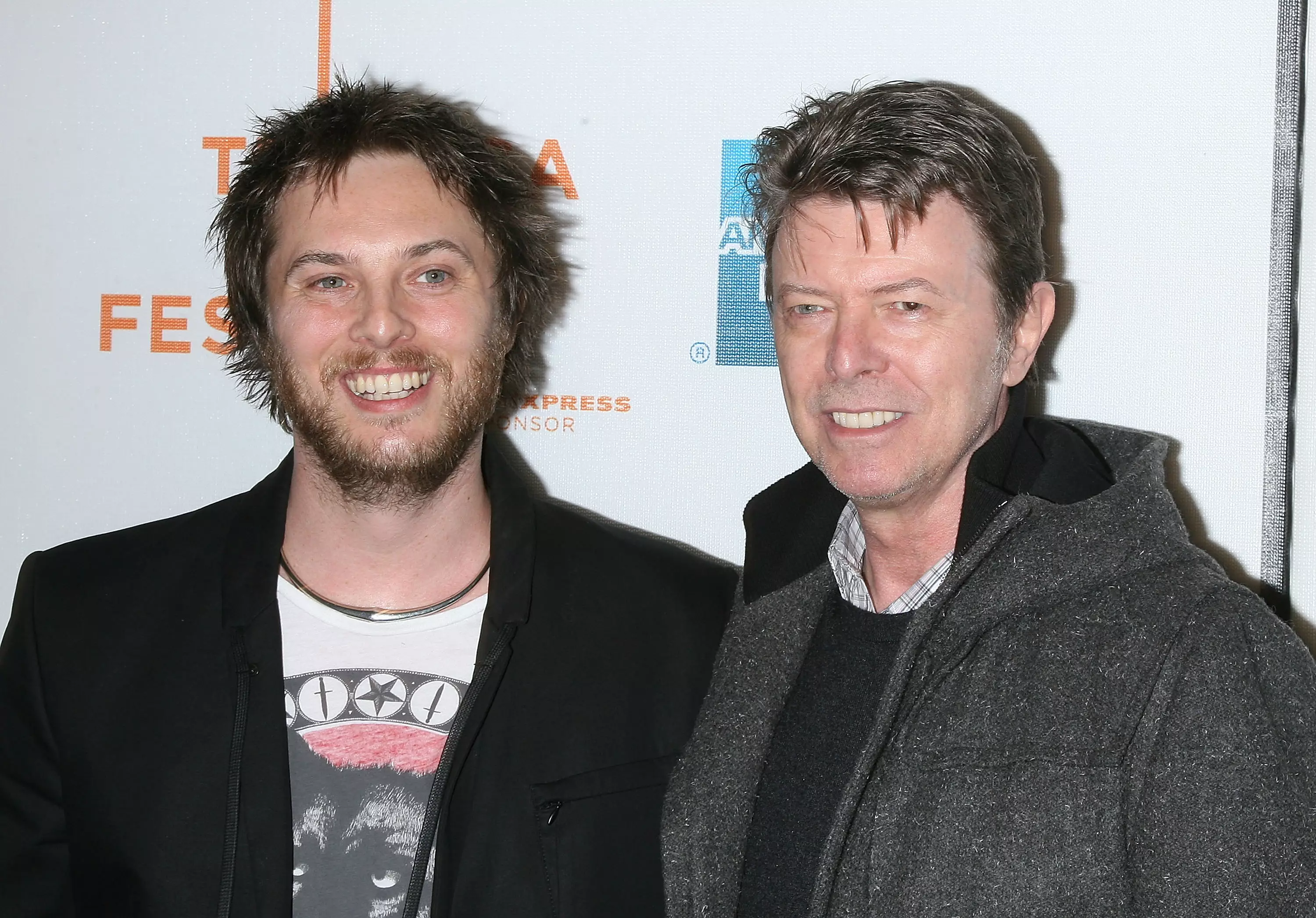 david bowie và duncan jones (hình ảnh getty)