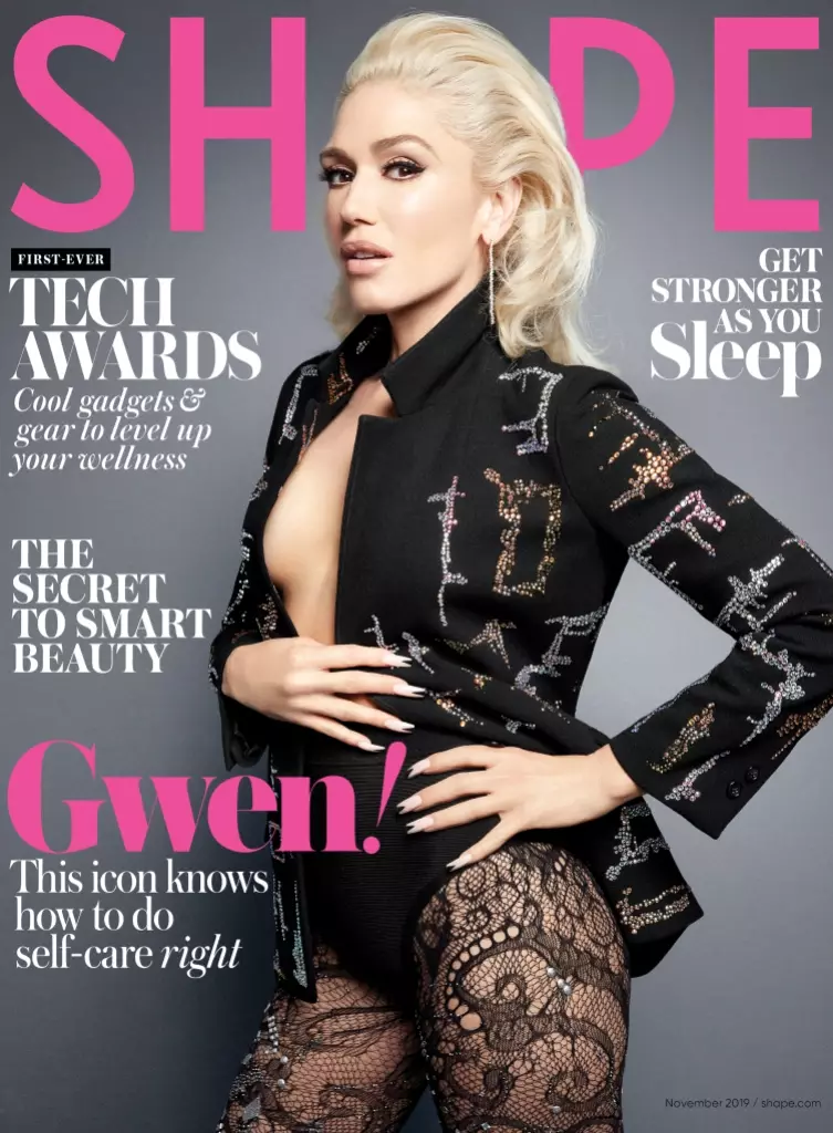 capa da revista shape gwen stefani