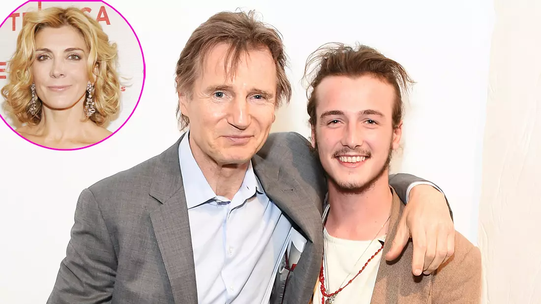 Micheál Mac Liam Neeson Athraítear Sloinne chun Ómós a thabhairt do Mhama Natasha Richardson