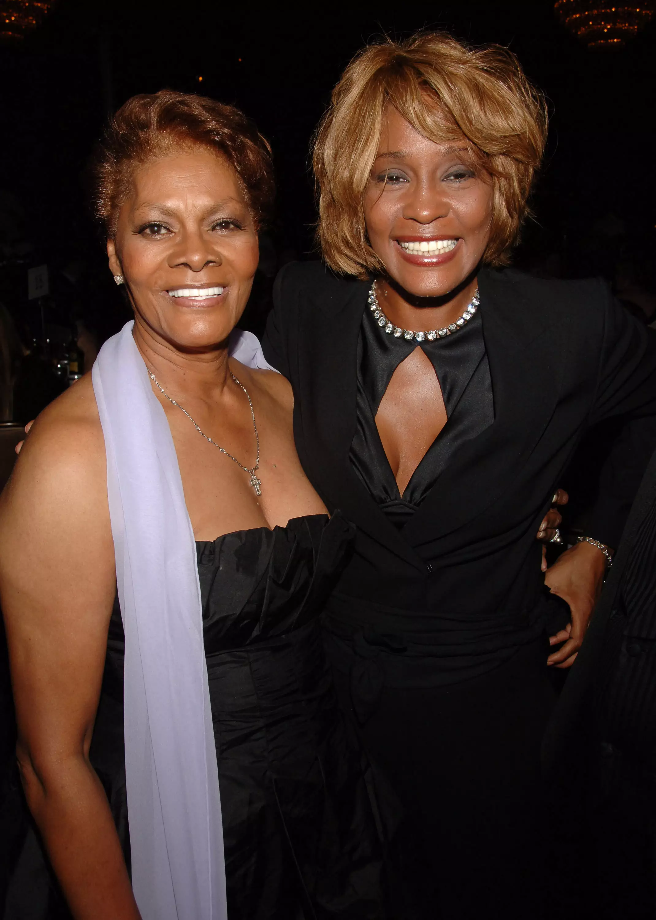 gambar dionne warwick whitney houston getty