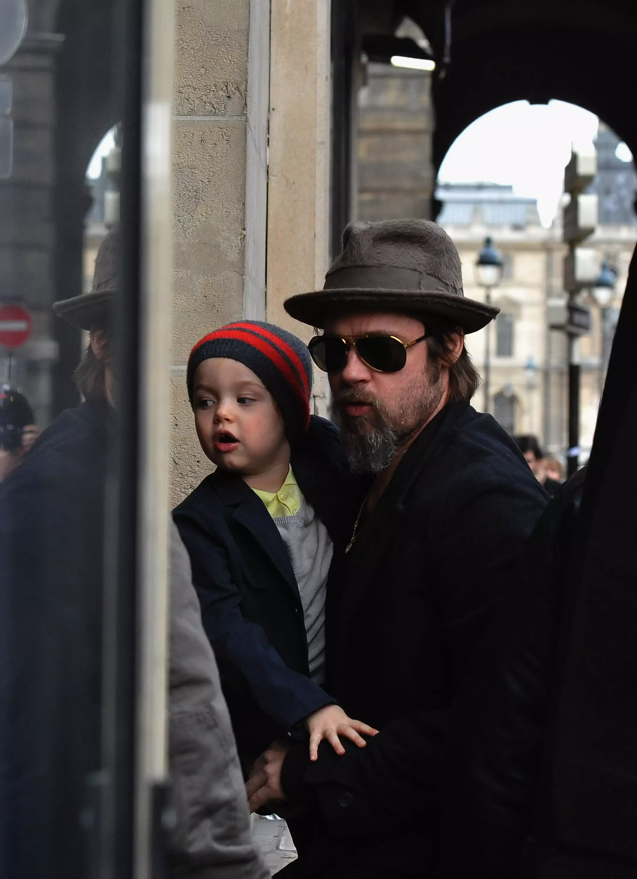 Brad Pitt in Paris gesichtet - 23. Februar 2010