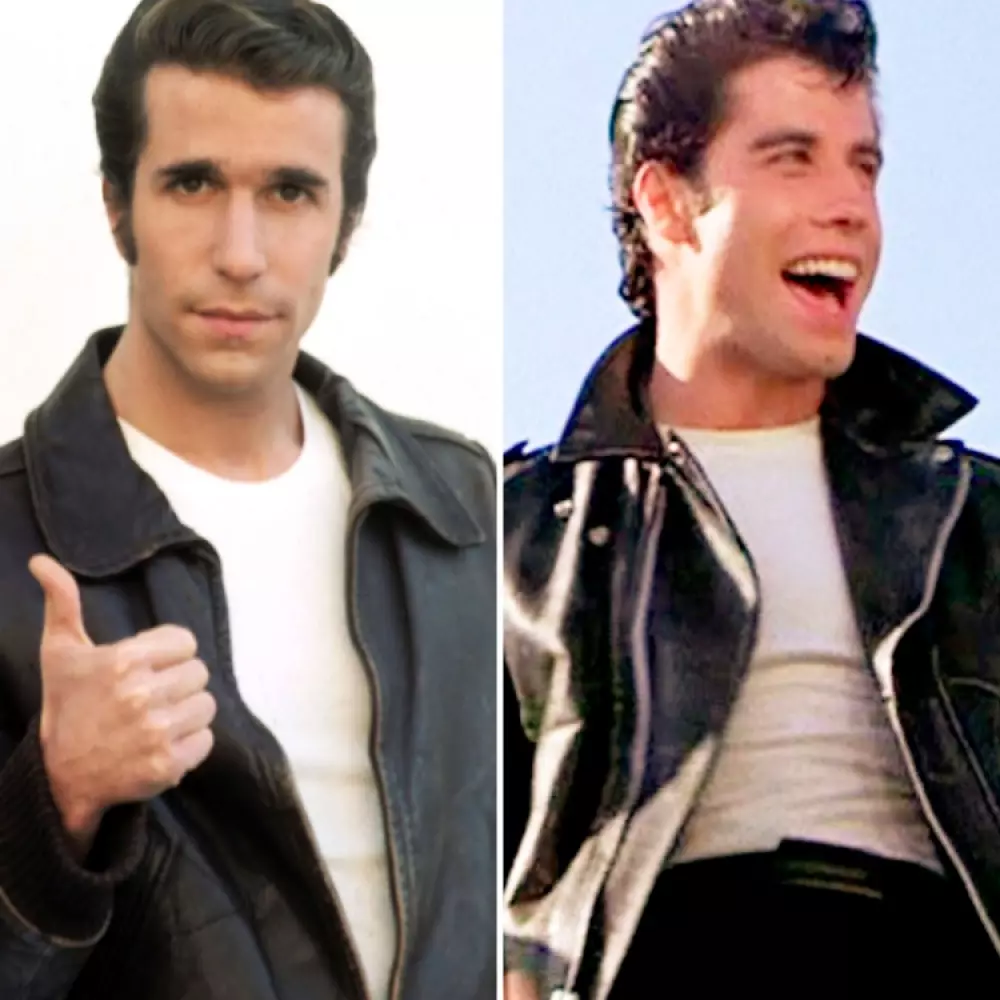 henry winkler john travolta getty images r/r