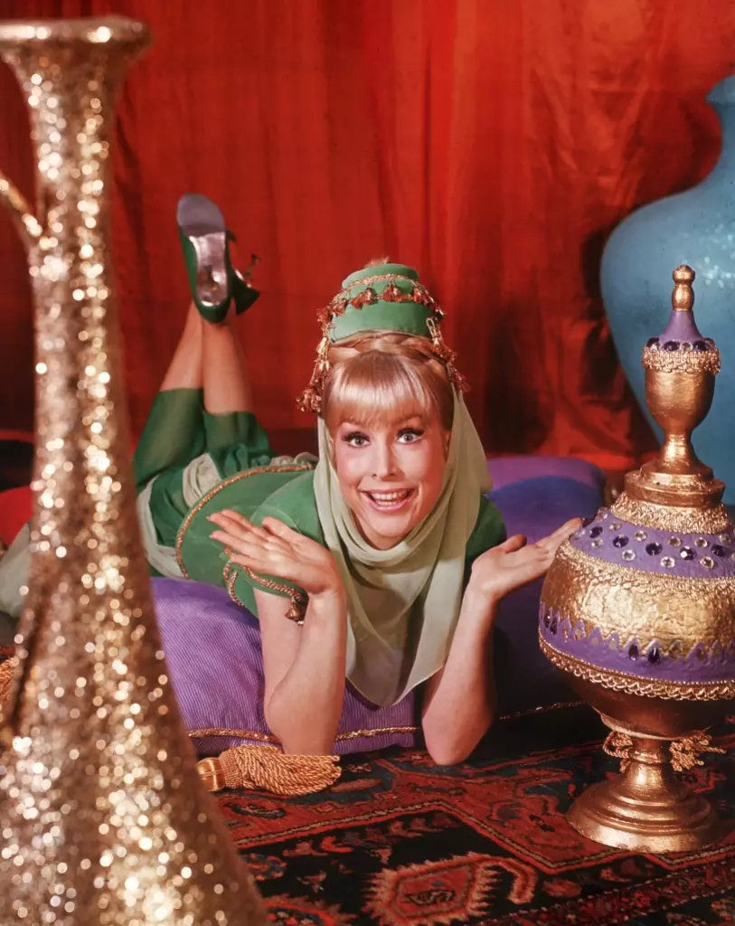 Barbara Eden í kynningarmynd fyrir 'I Dream of Jeannie'