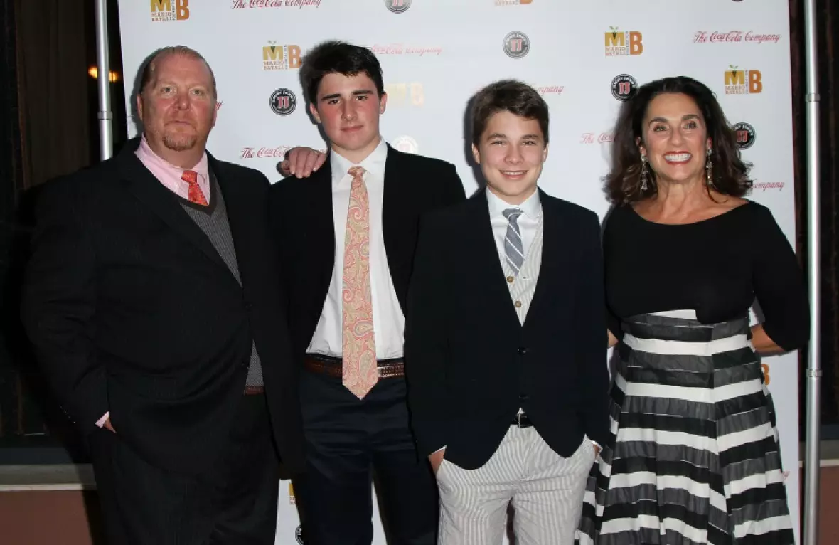 imatges de la família de mario batali getty