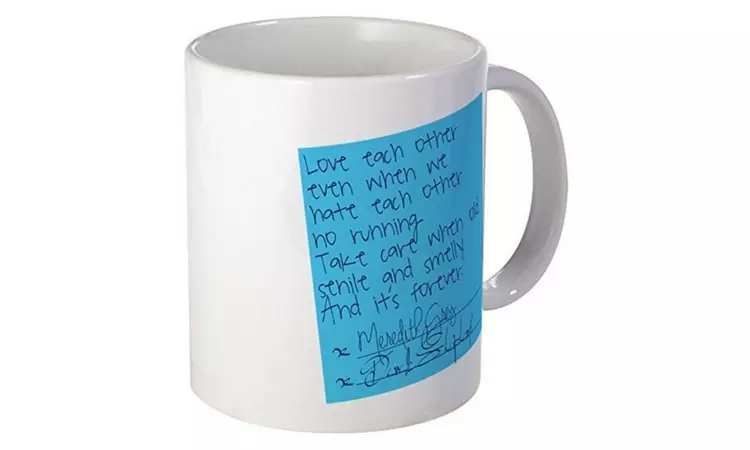 Grey's Anatomy Derek Meredith Tasse