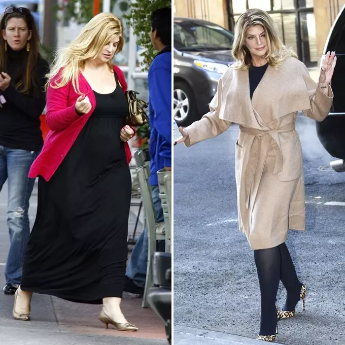 kirstie alley gibug-aton sa pagkawala split