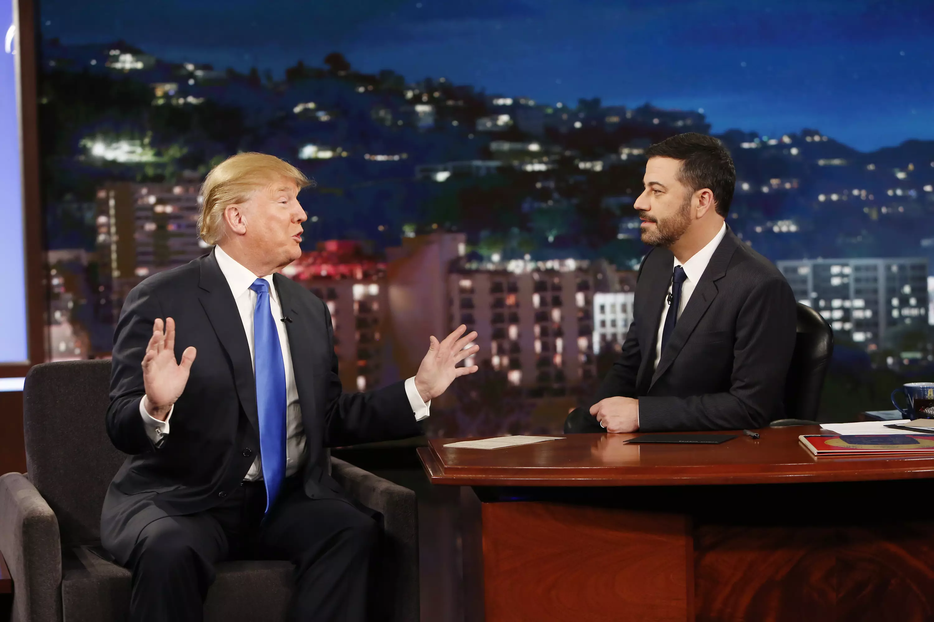 udonald trump ujimmy kimmel imifanekiso yeGetty