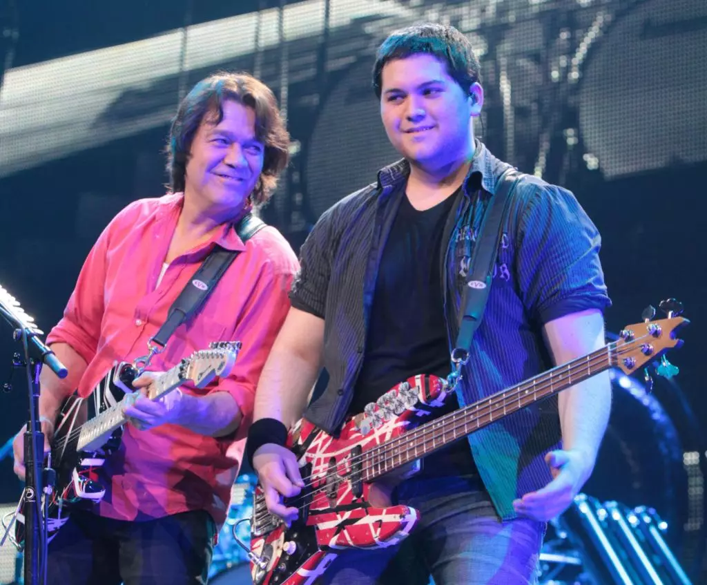 Eddie i Wolfgang Van Halen