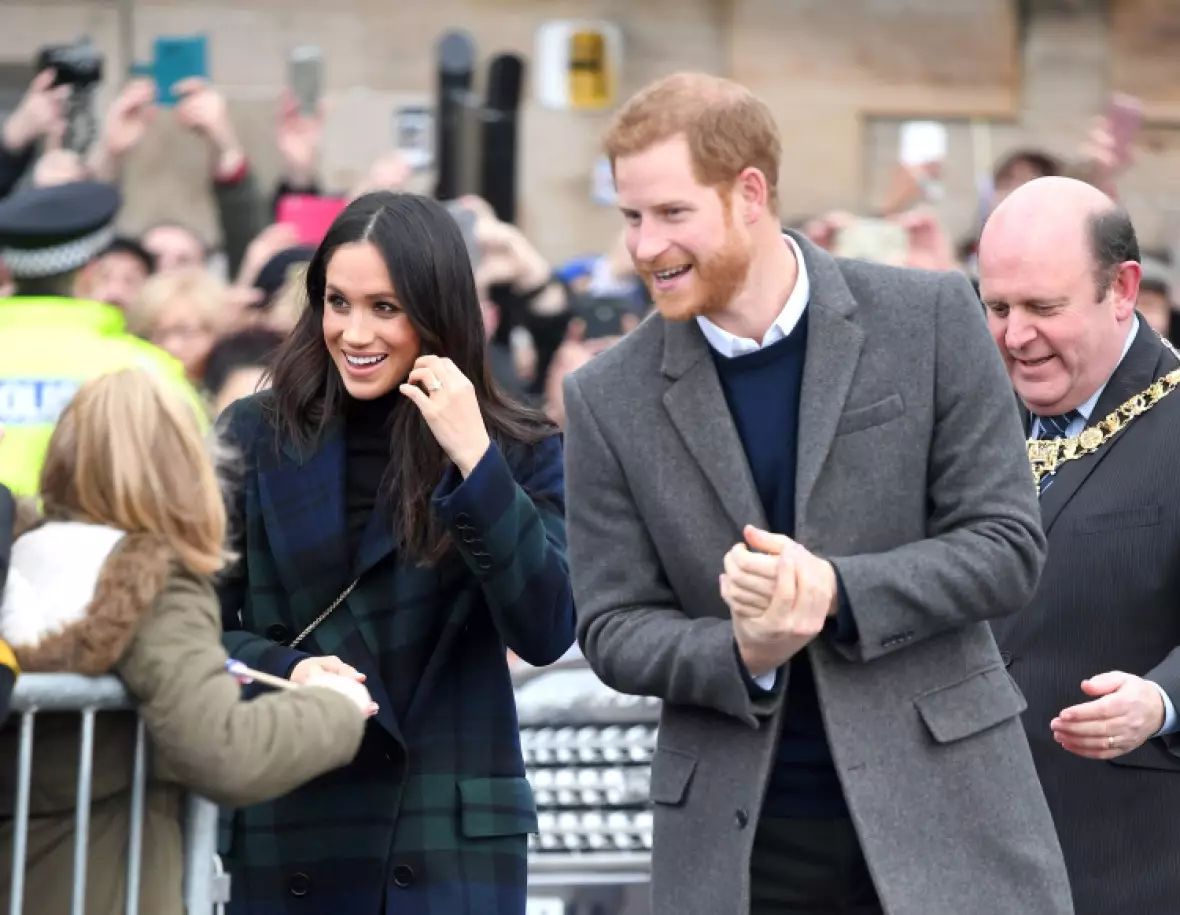 tub huabtais harry & meghan markle Getty Images