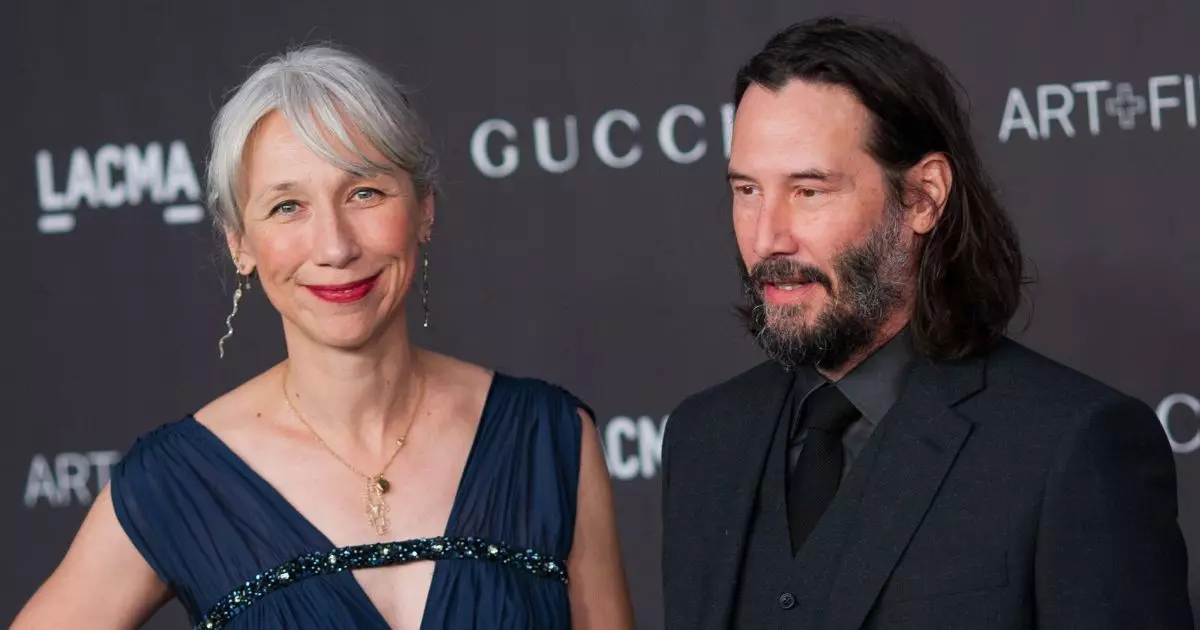 Foto Langka Keanu Reeves dan Pacar Alexandra Grant