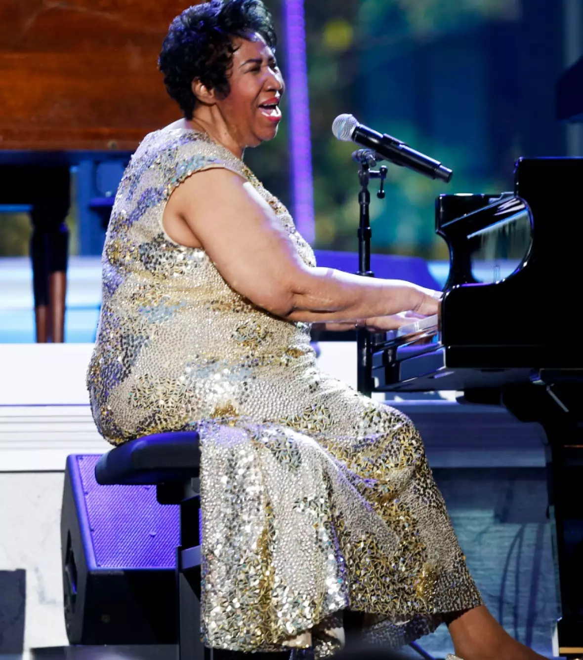 immagini di aretha franklin getty