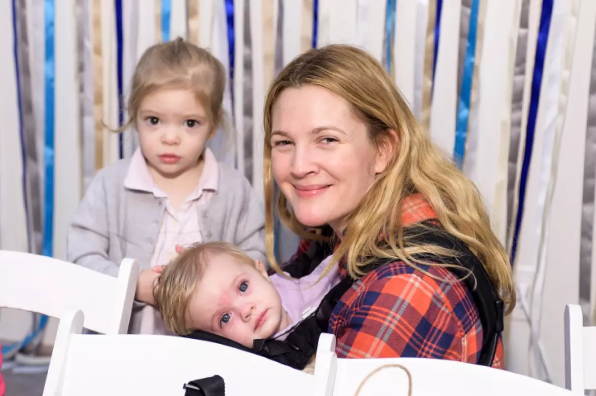 Drew Barrymore Kids Getty