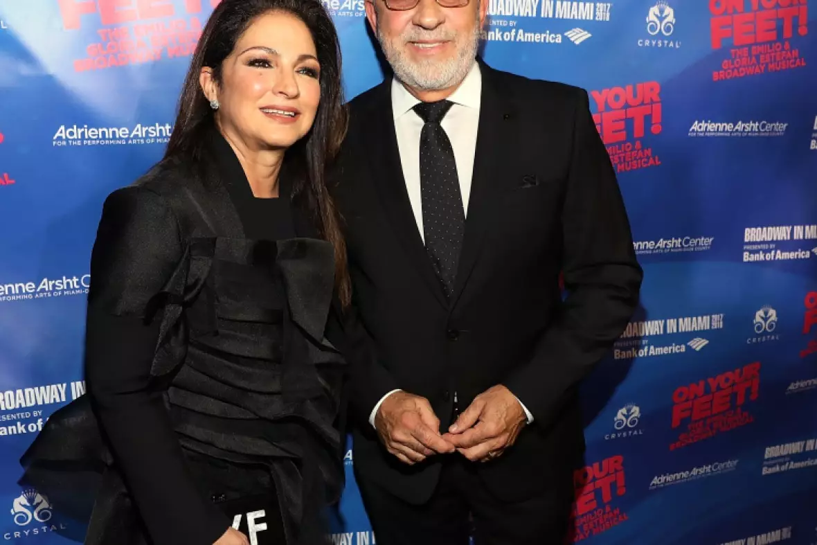 gloria estefan emilio estefan getty şəkilləri