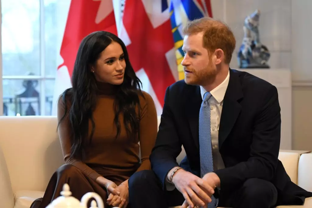 Prins Harry en Meghan Hertoginne fan Sussex besykje Kanada House, Londen, UK - 07 Jan 2020