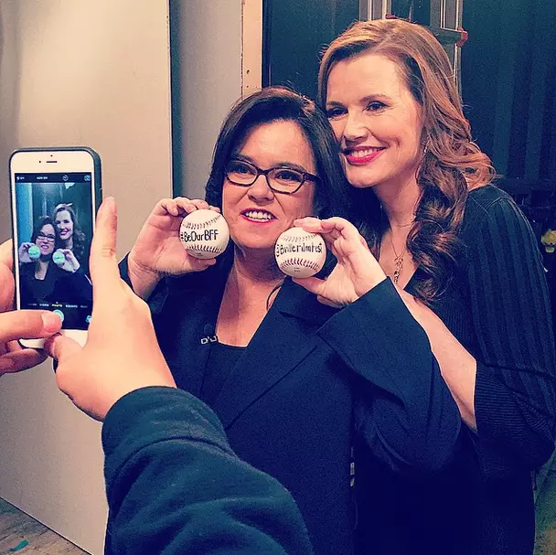 rosie o'donnell dan geena davis