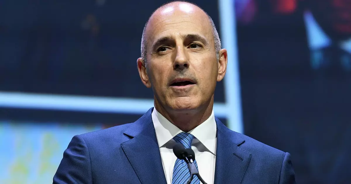 Matt Lauer Yuav Tsis Rov Qab Los Hauv TV, Hais Tus Phooj Ywg Zoo