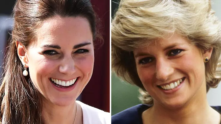 Nandefa ny fomban'ny Printsesy Diana i Kate Middleton nandritra ny fitsidihan'ny mpanjaka farany