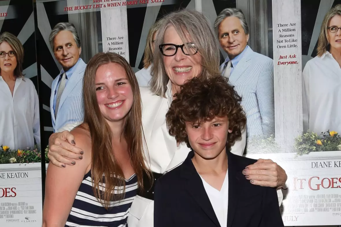 diane keaton kids getty images