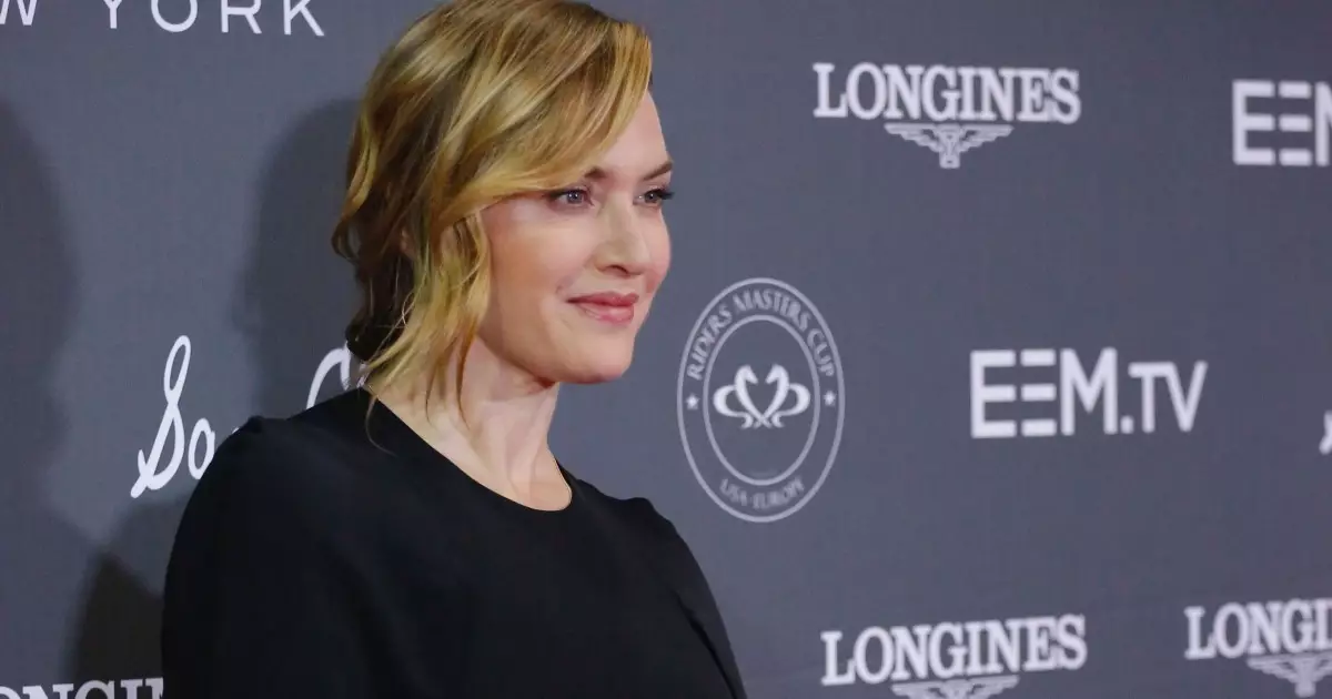 D'Kate Winslet gesäit onerkennbar aus um Set vun hirem neie Film