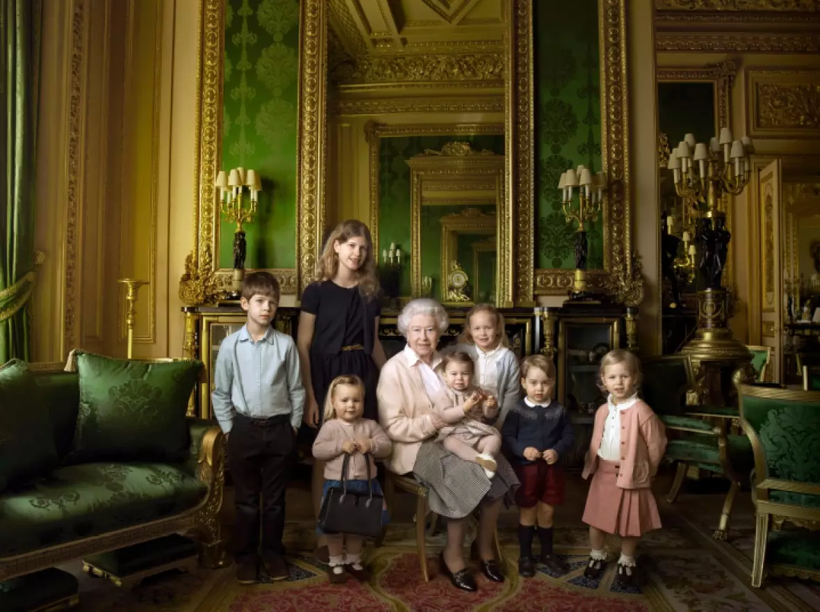 Queen Elizabeth Errege Familia Getty irudiak