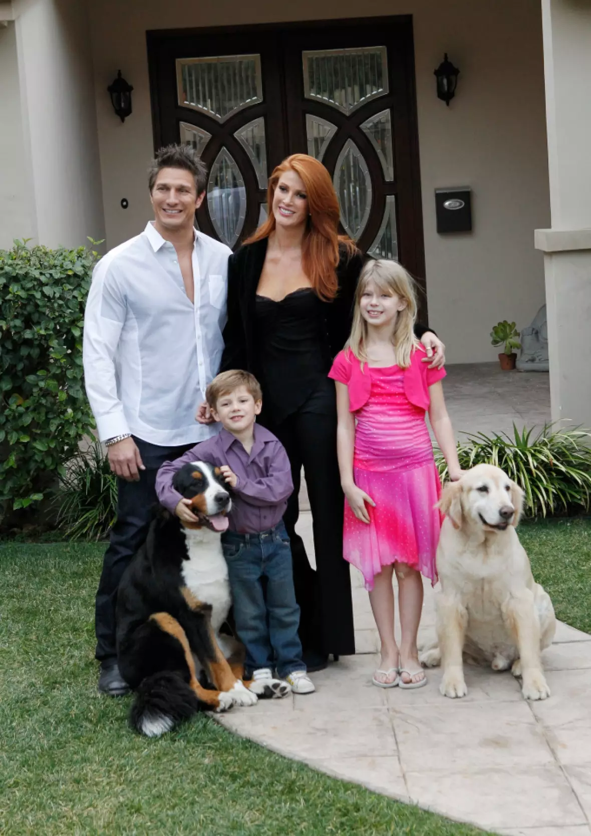 angie everhart y familia