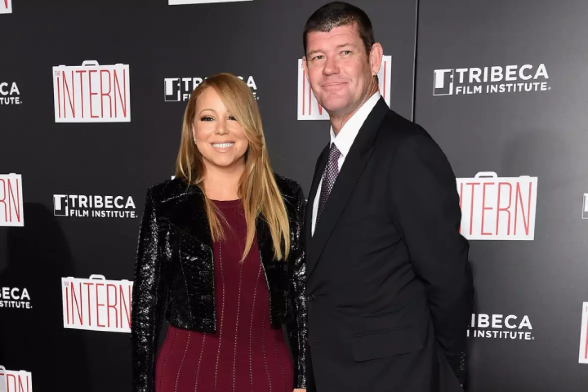 Mariah Cary i James Packer - Getty