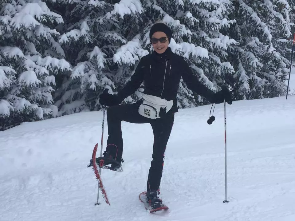 catherine zeta-jones esquiando
