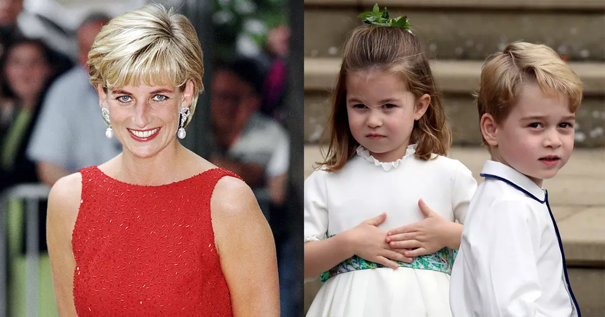 Els fills de Kate Middleton i el príncep William coneixen la princesa Diana