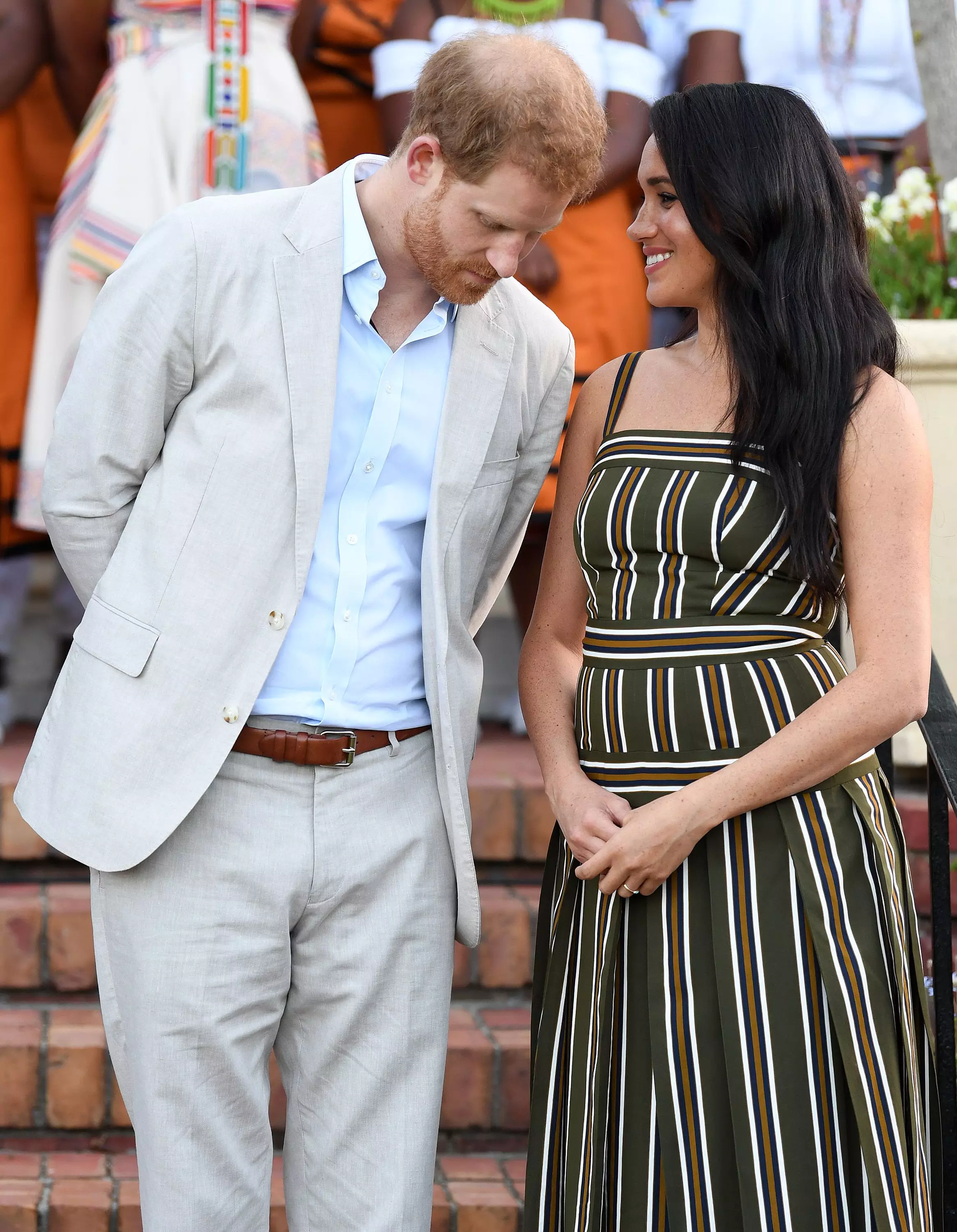 Bumisita sina Prince Harry at Meghan Duchess ng Sussex sa Africa - Setyembre 24, 2019