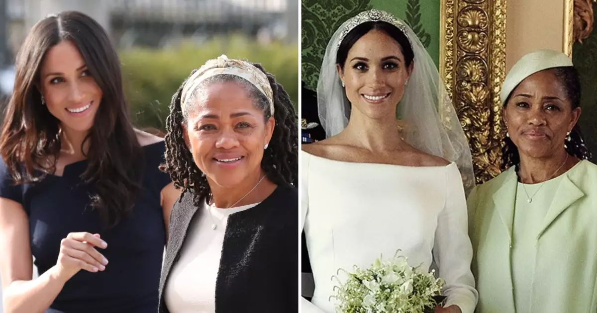 Foto kachasị mma nke Meghan Markle na mama Doria Ragland