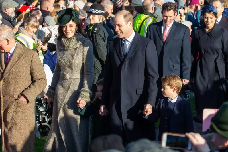 Kate Middleton Pangeran William George dan Charlotte