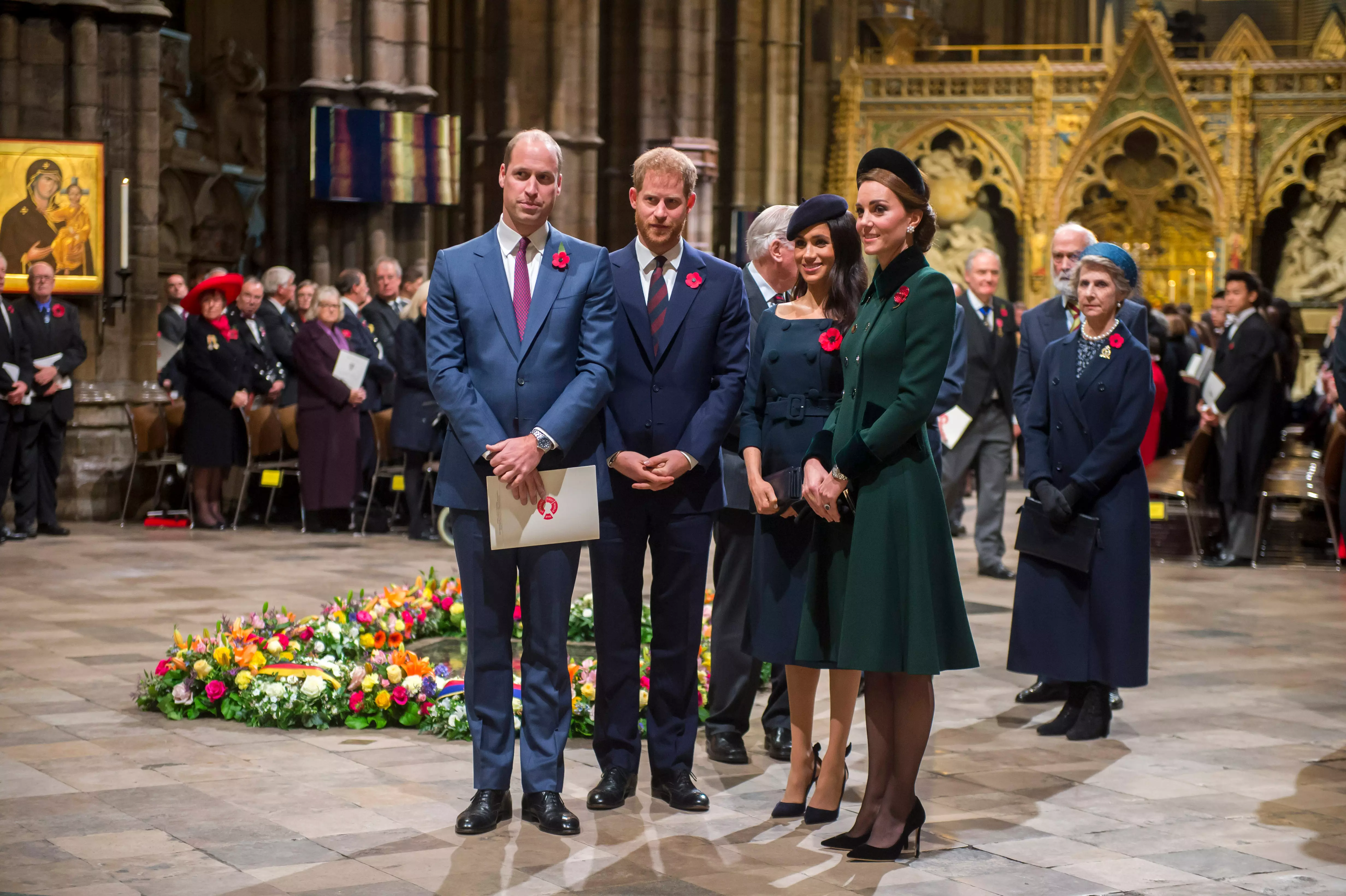 Nasyonal nga Serbisyo aron markahan ang Sentenaryo sa Armistice, Westminster Abbey, London, UK - 11 Nob 2018