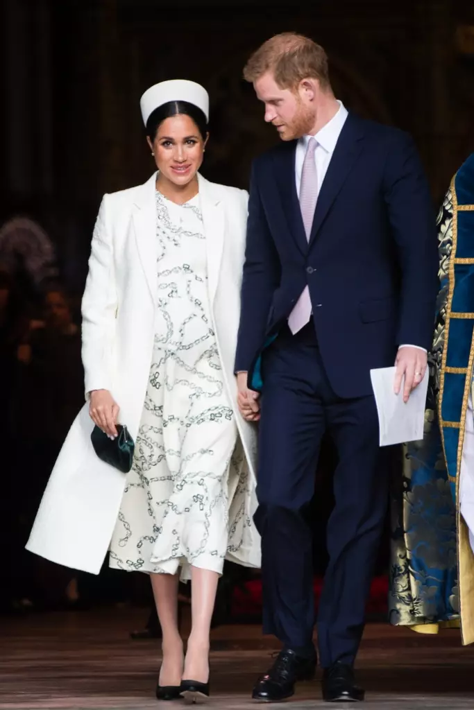 Príncipe Harry, Duque de Sussex e Meghan, Duquesa de Sussex participam do serviço do Dia da Commonwealth em Westminster Abbe6 em 11 de março de 2019 em Londres, Inglaterra.