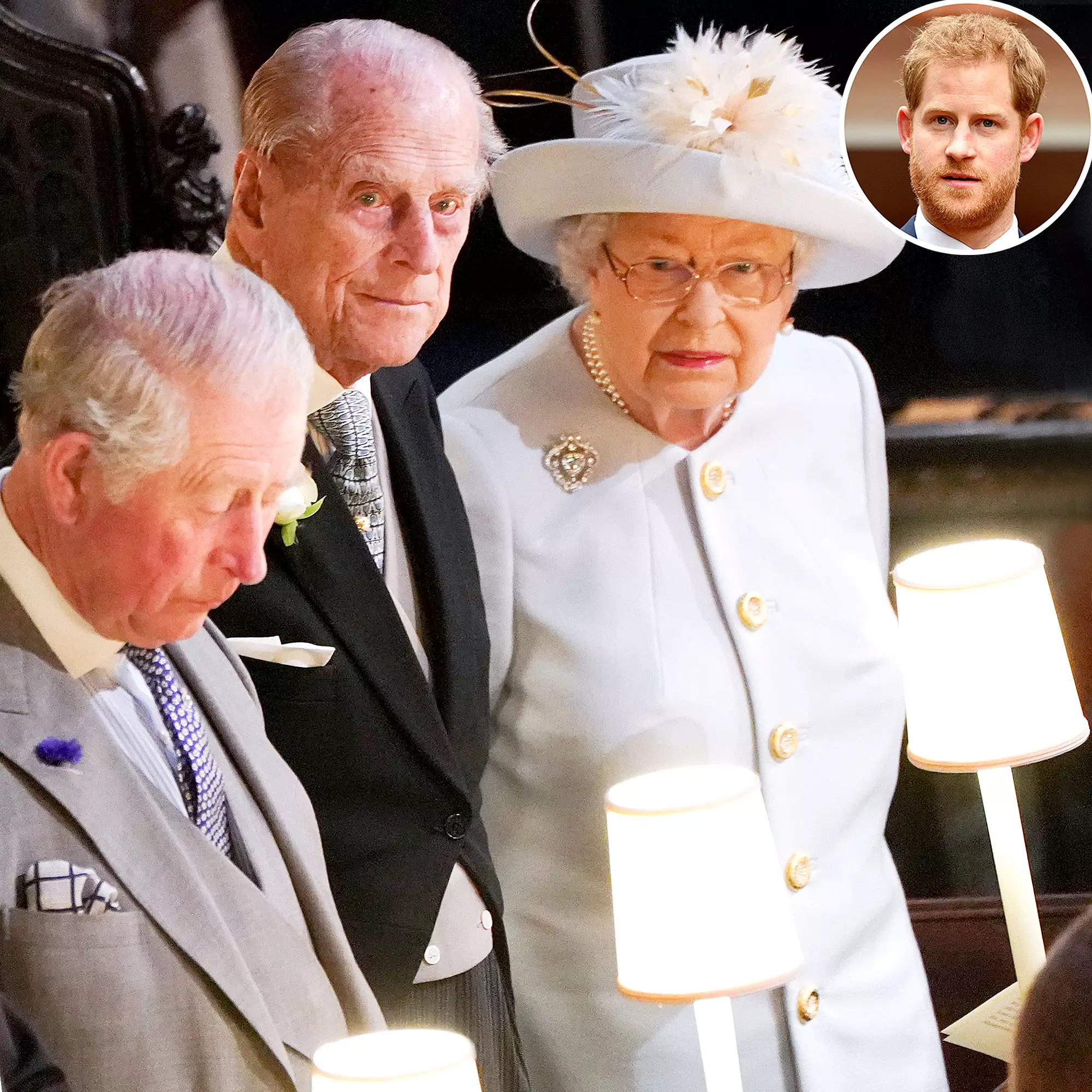 哈里王子在菲利普親王葬禮上與王室重聚