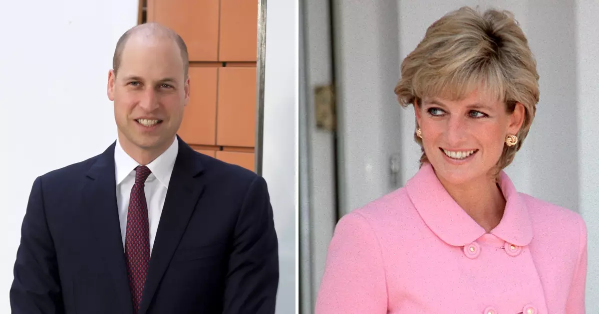 Prins William spøkte en gang om at prinsesse Diana var bestemor