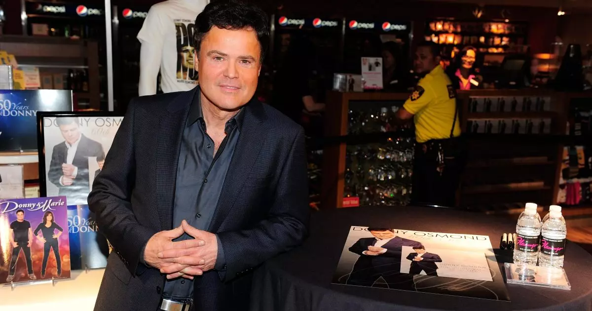 Donny Osmond està escrivint cançons per a l'àlbum núm. 62