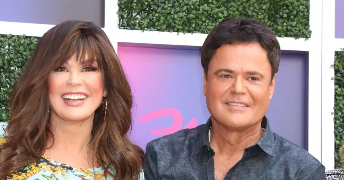 Na maua e Donny Osmond ma Marie Osmond le Ki i le Las Vegas Strip