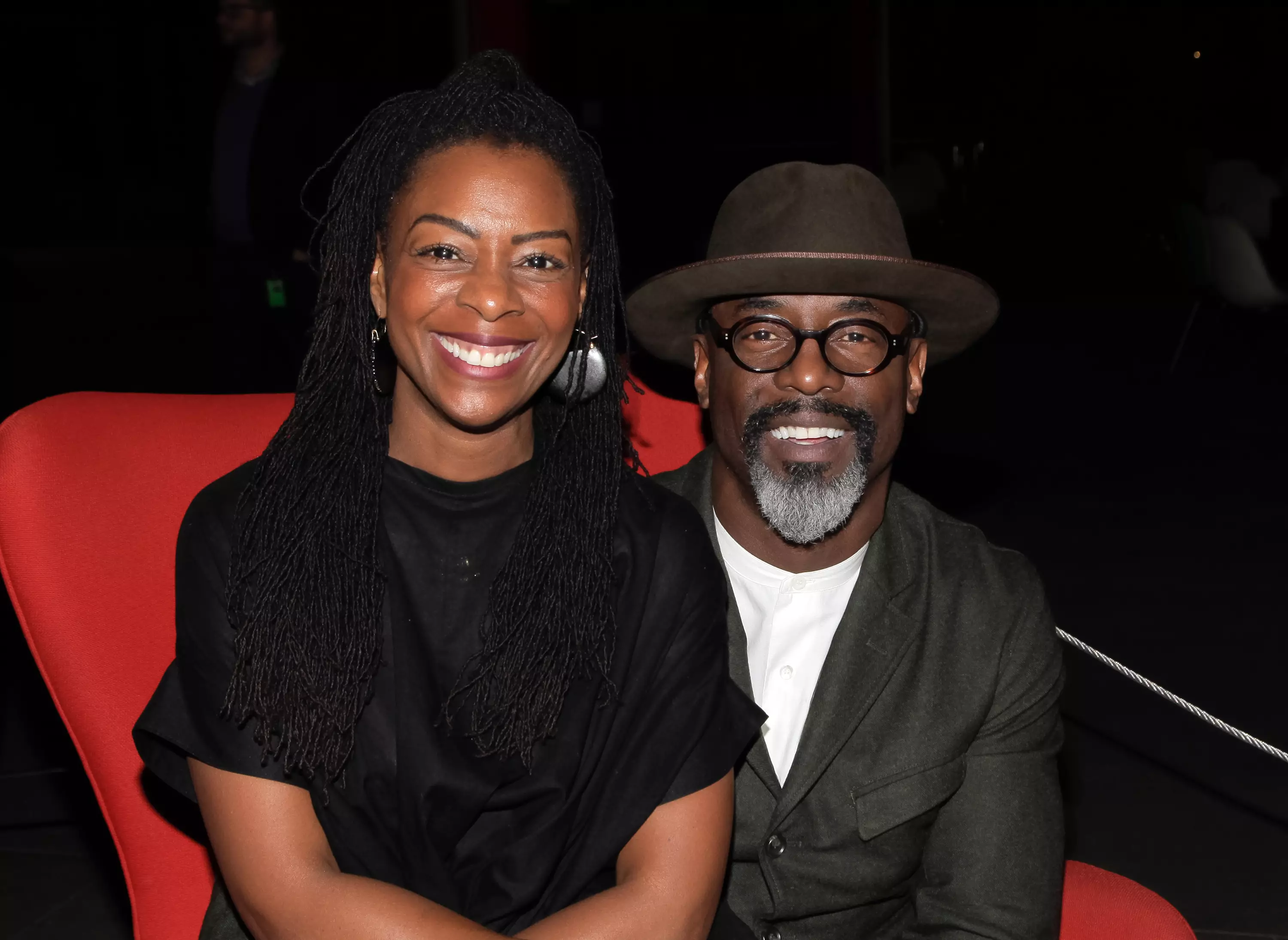 Isaiah Washington le Jenisa Washington