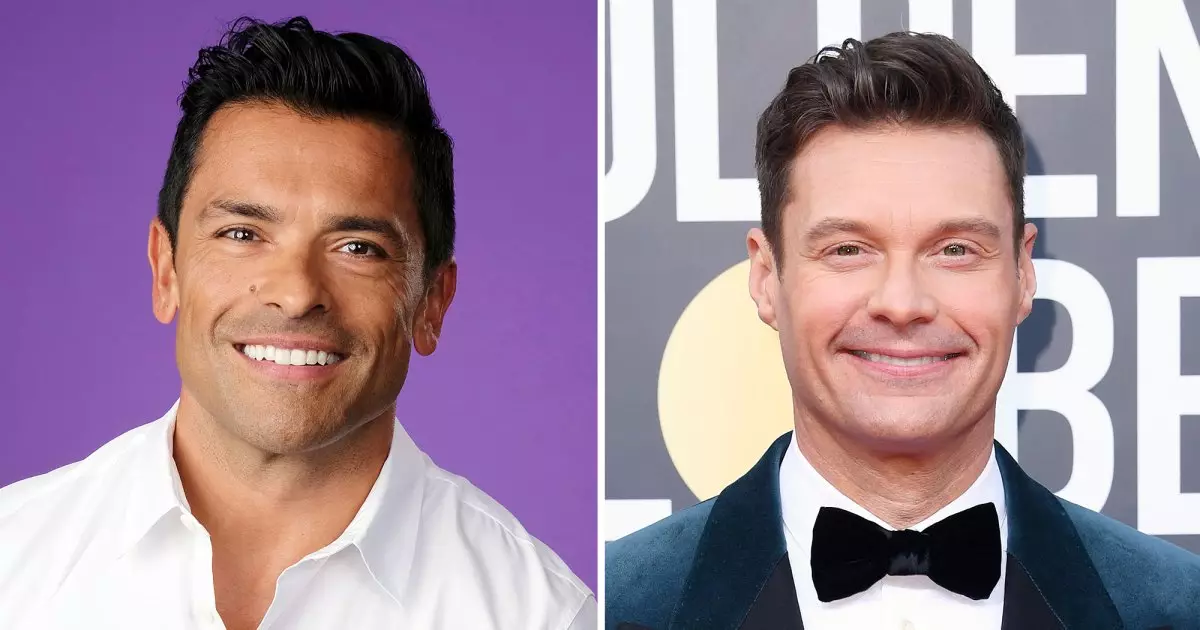 Ryan Seacrest Skips 'Beo,' Líonann Fear céile Kelly Ripa Mark Isteach Arís