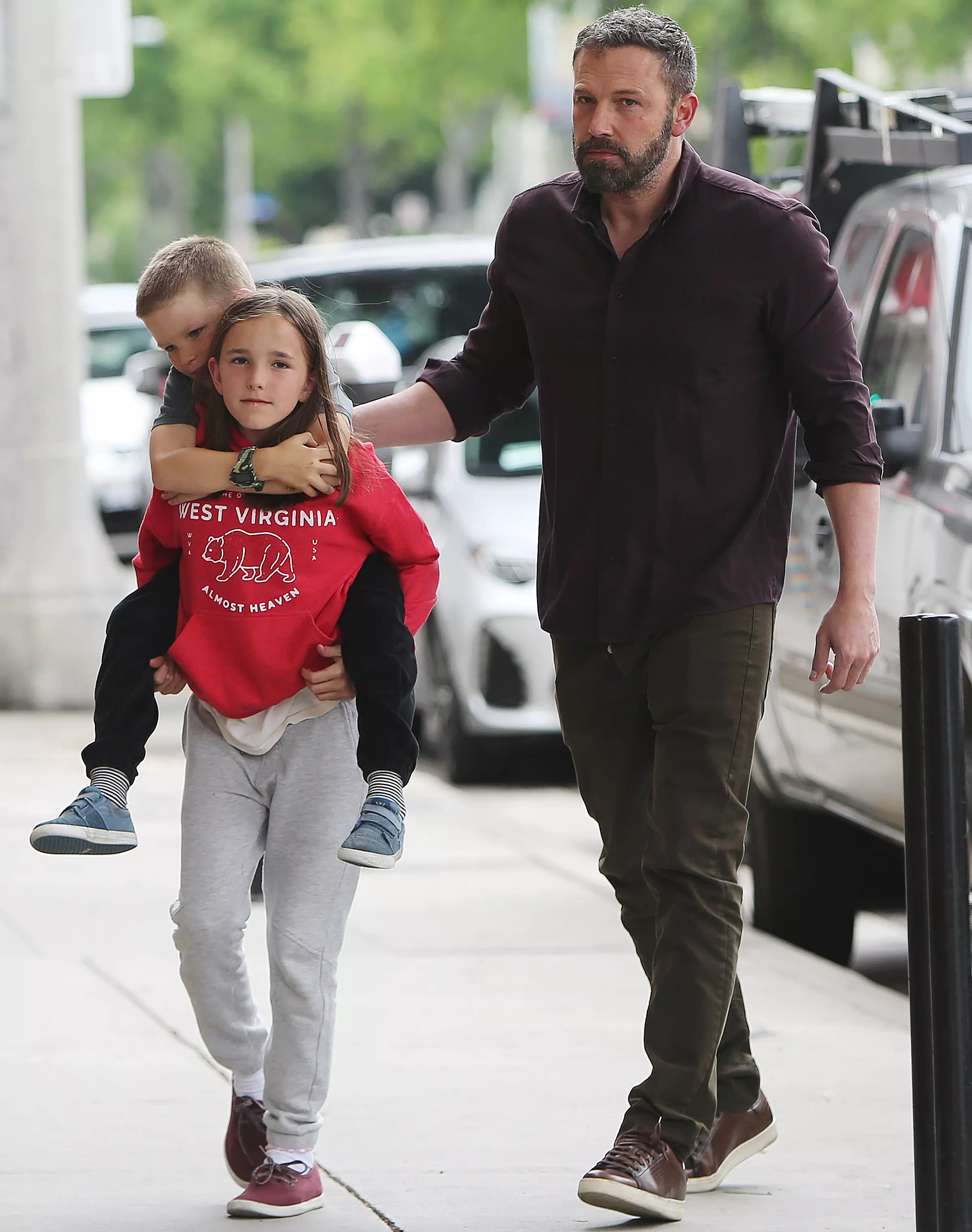 Ben Affleck Seraphina Affleck Samuel Affleck