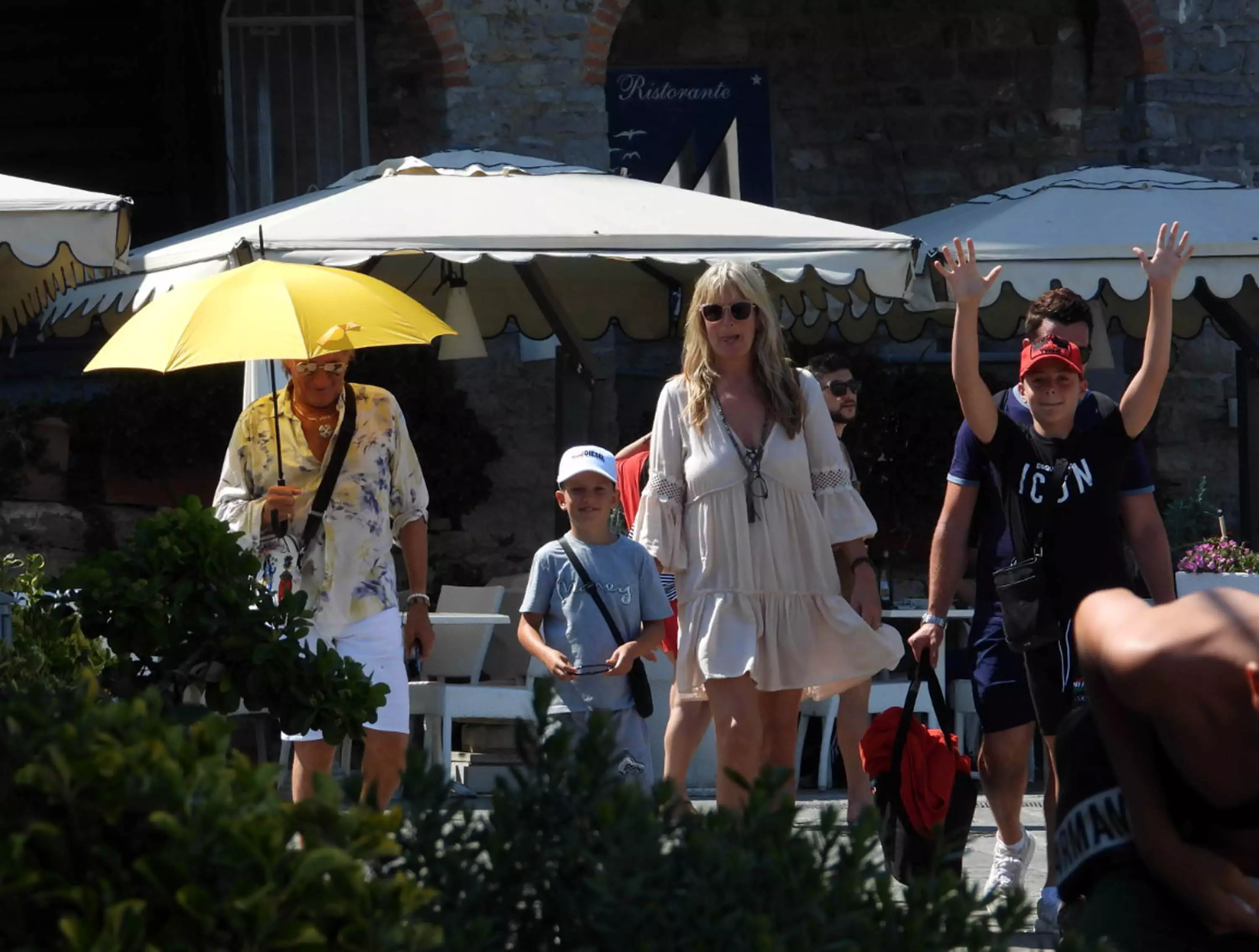 Rod Stewart familie vakantie