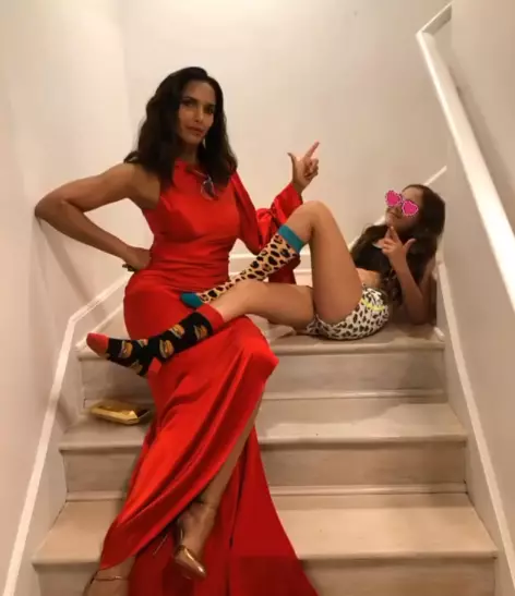 Dem Padma Lakshmi seng Duechter Krishna