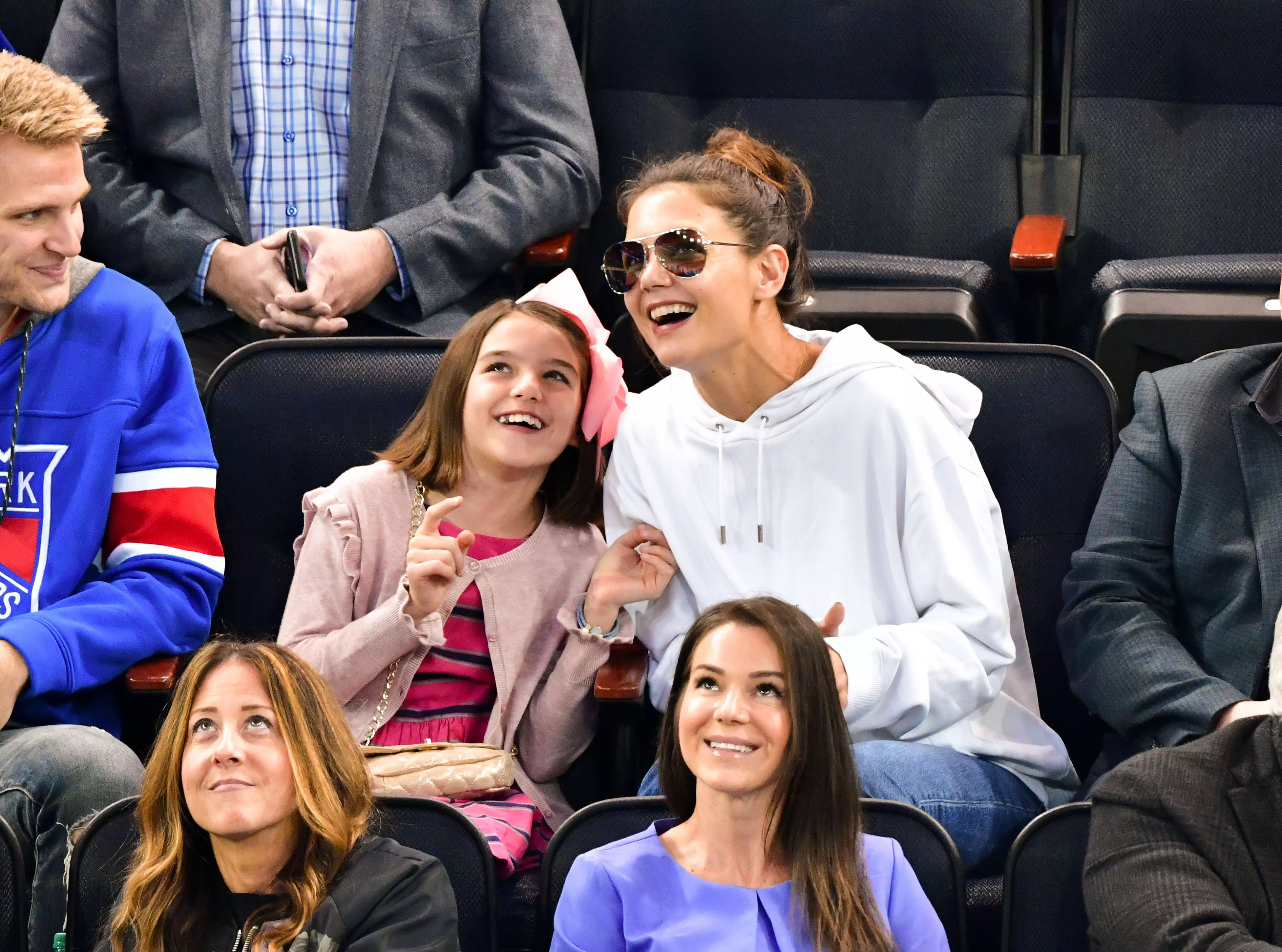 Katie Holmes sa gawas ug sa palibot, New York, America - 30 Mayo 2014