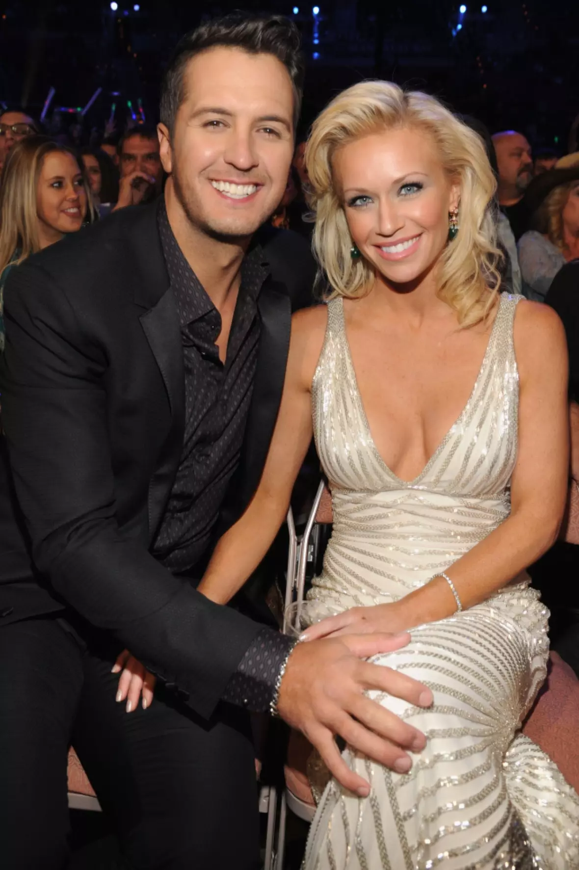 luke bryan caroline bryan getty zithunzi