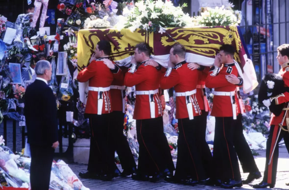 Diana hercegnő temetéséről készült Getty képek