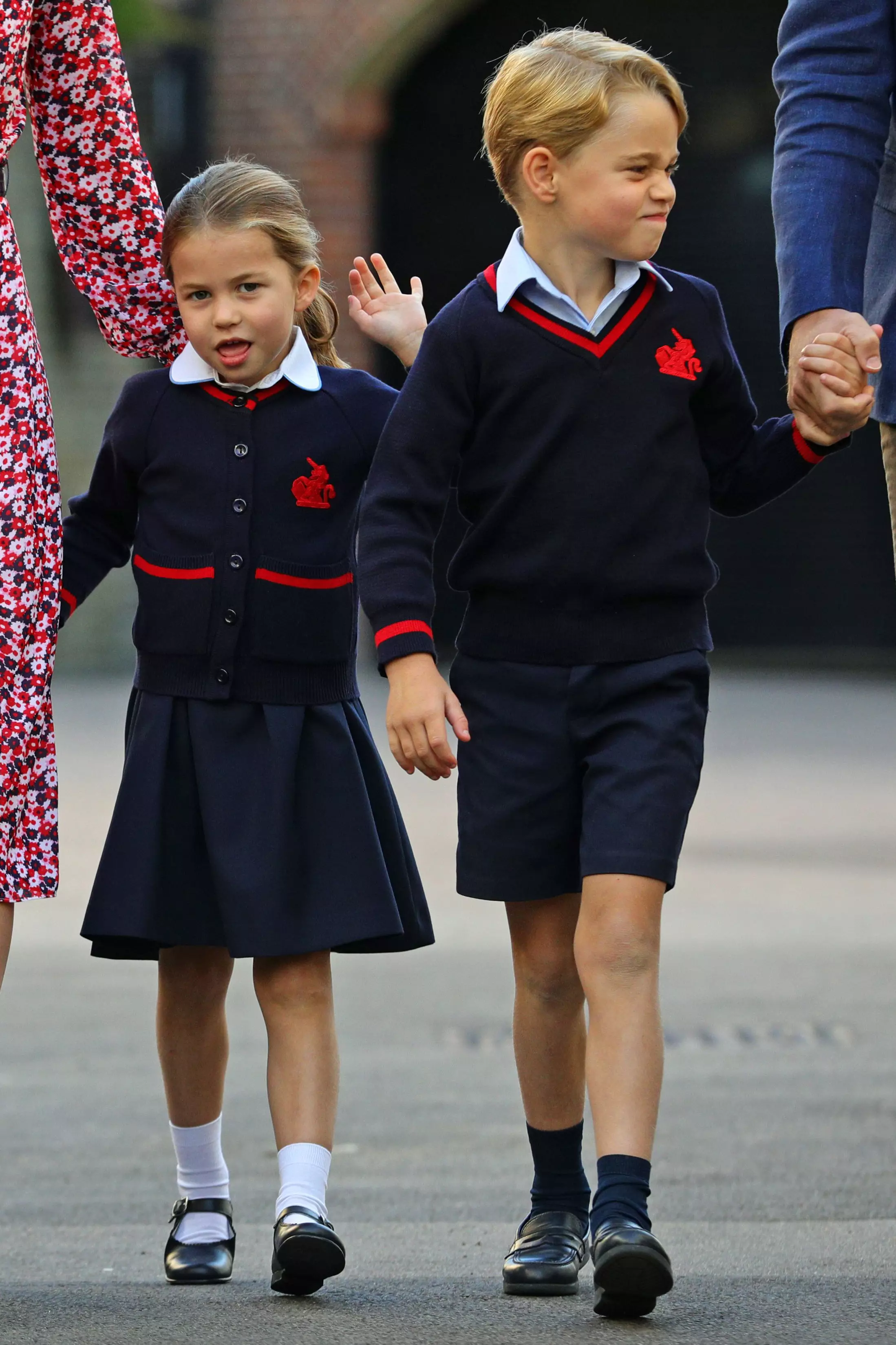 El primer dia de la princesa Charlotte a l'escola, Thomas's Battersea