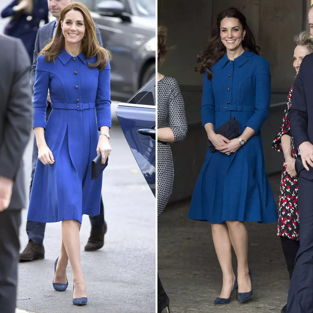 Reciklirana plava haljina Kate Middleton